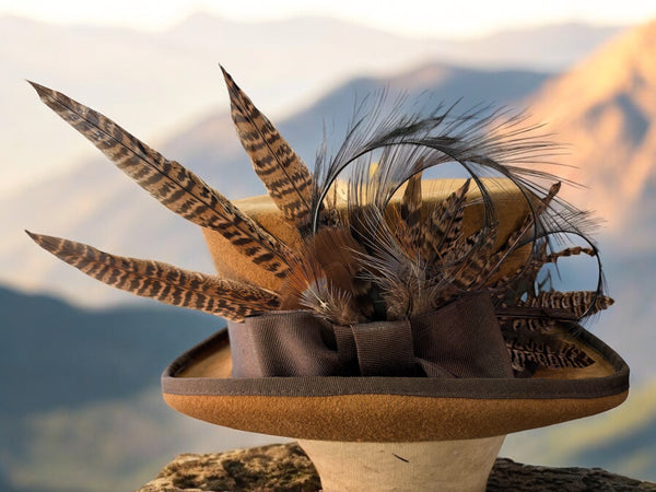 Dark Rust Top Hat – Hats by Katie